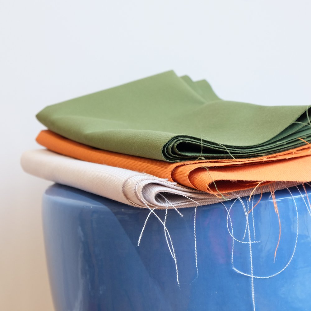 Order a bespoke garden parasol in your own fabric | Plia Parasols